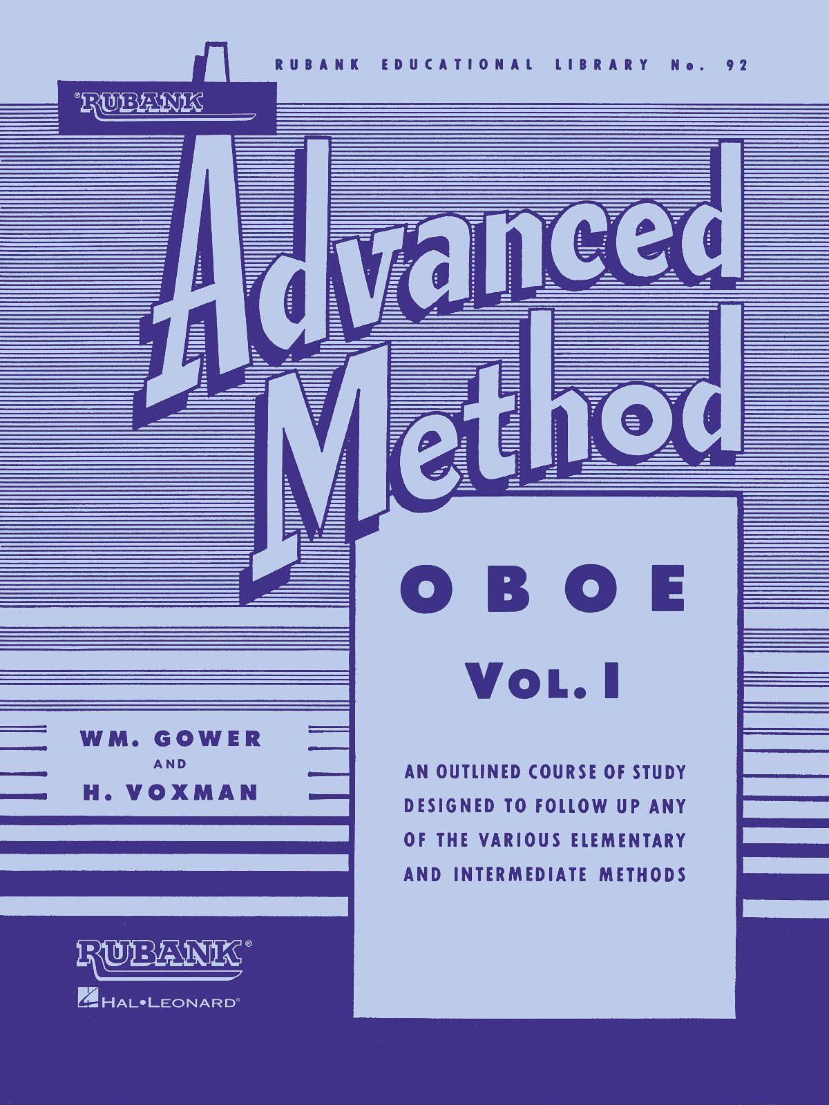 Rubank Advanced Method For Oboe Vol. 1 by Howard Voxman » all ...