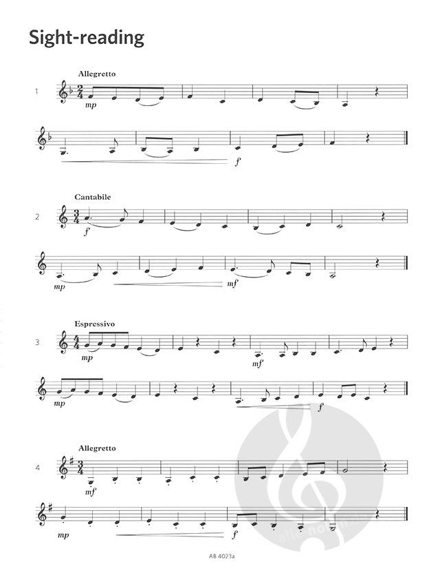 Clarinet Exam Pack 2022-2025 Grade 2 » all-sheetmusic.com