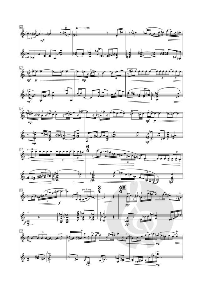 Recycling Thirds by Arnau Bataller » Saxophone Sheet Music
