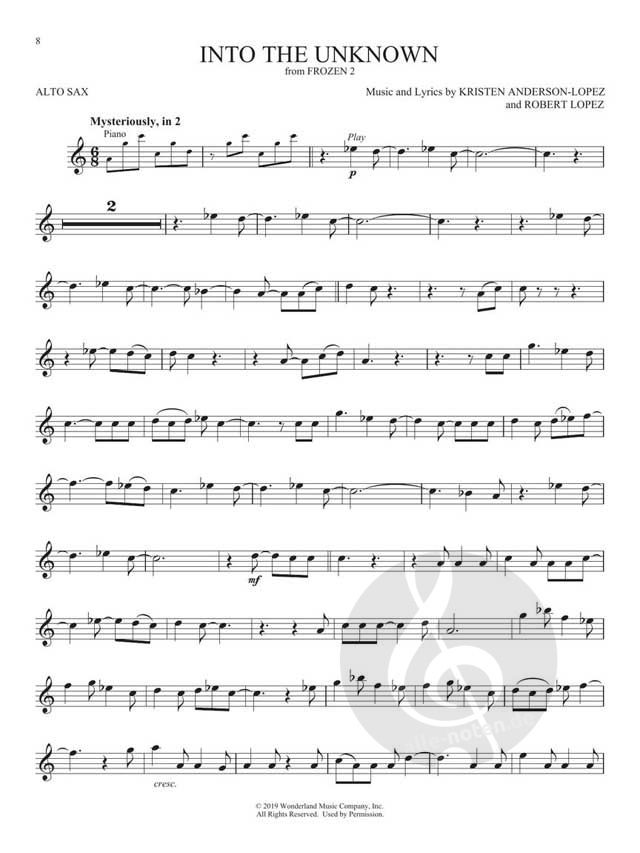 Favorite Disney Songs » Saxophone Sheet Music , Shop now!