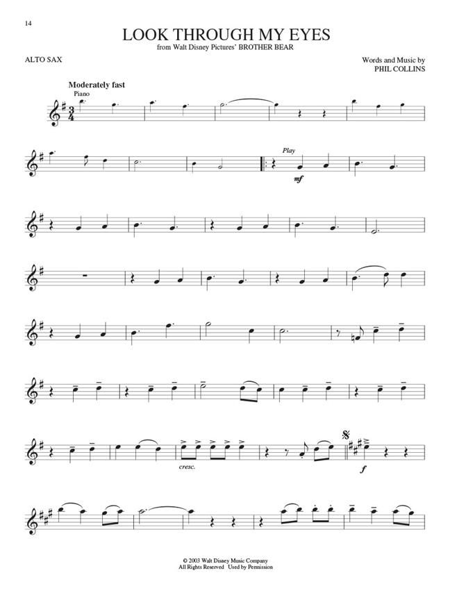 Disney Greats for Alto Sax » all-sheetmusic.com