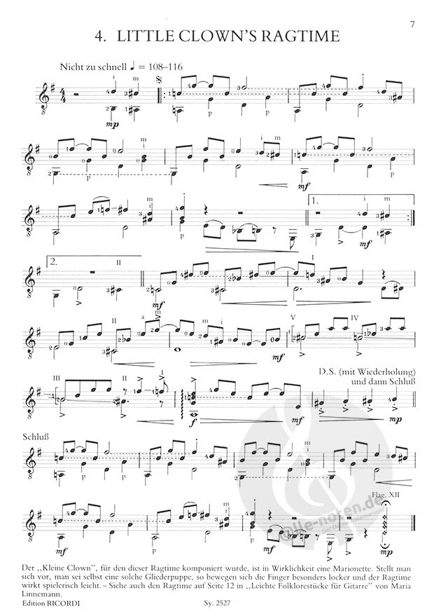 Neue Folklorestücke by Maria Linnemann » Sheet Music for Guitar