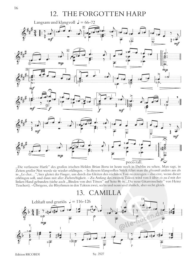 Neue Folklorestücke by Maria Linnemann » Sheet Music for Guitar