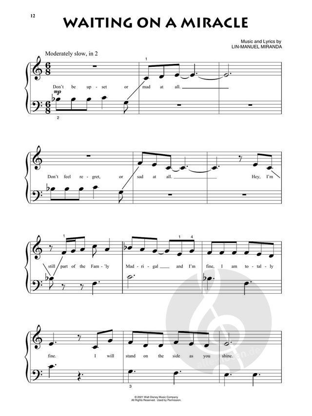 Encanto by Lin-Manuel Miranda » Piano Sheet Music