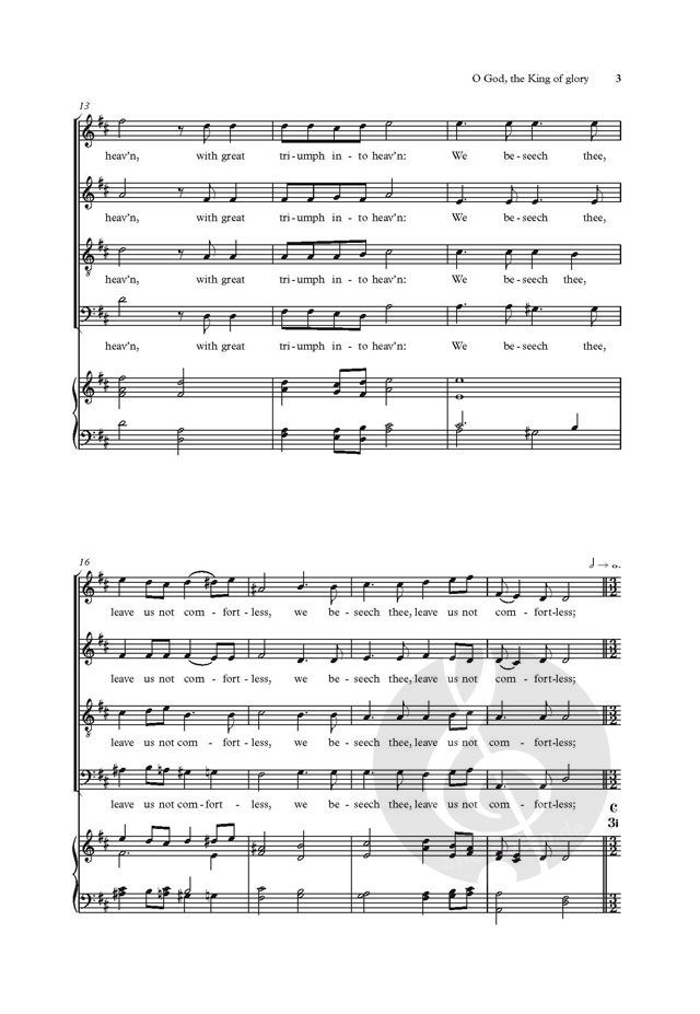 Glorious in Heaven by Percy Whitlock (Download) » Mixed Choir Sheet Music