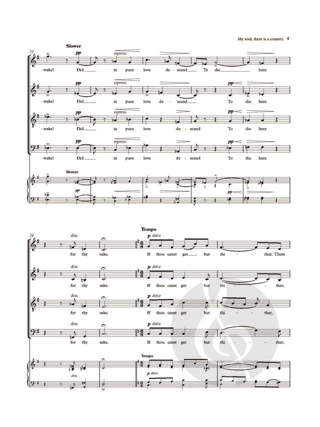 My soul, there is a country by Charles Hubert Parry (Download) » Mixed ...