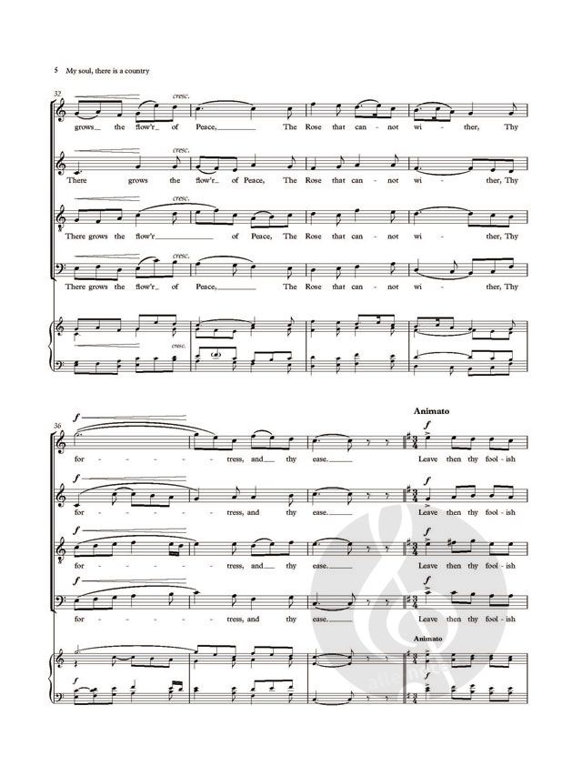 My soul, there is a country by Charles Hubert Parry (Download) » Mixed ...