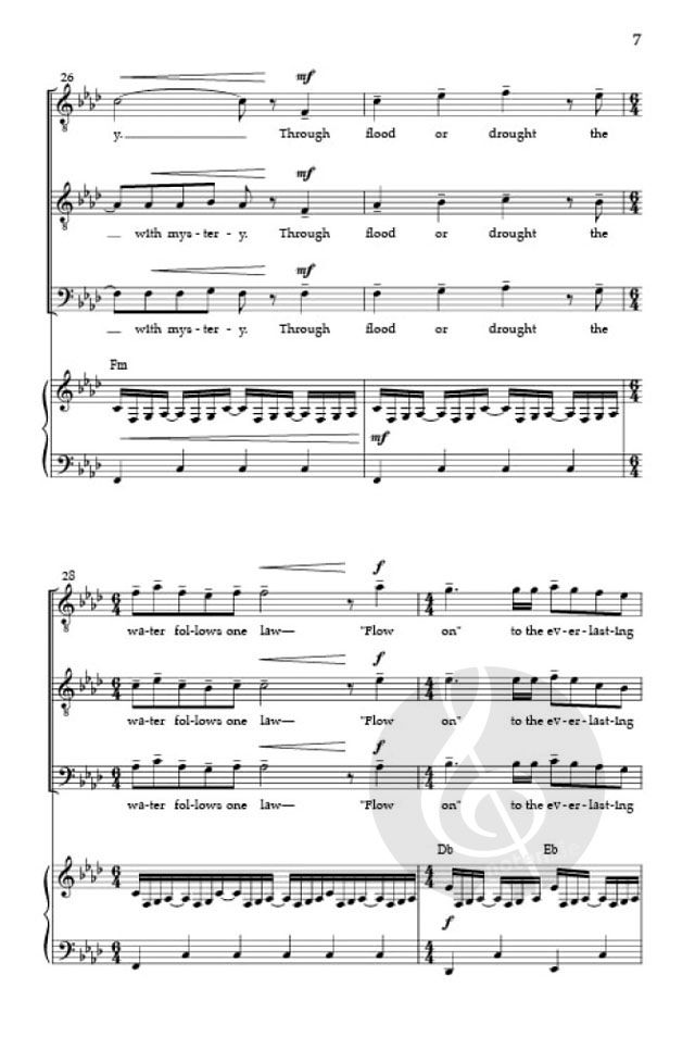 The River by Susan LaBarr » Men's Choir Sheet Music