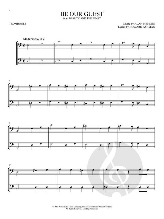 Disney Favorites for 2 » Trombone Sheet Music , Shop now!