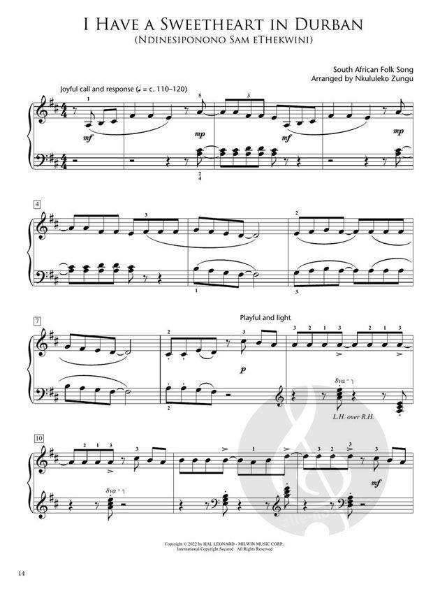 South African Folk Songs Collection » Piano Sheet Music
