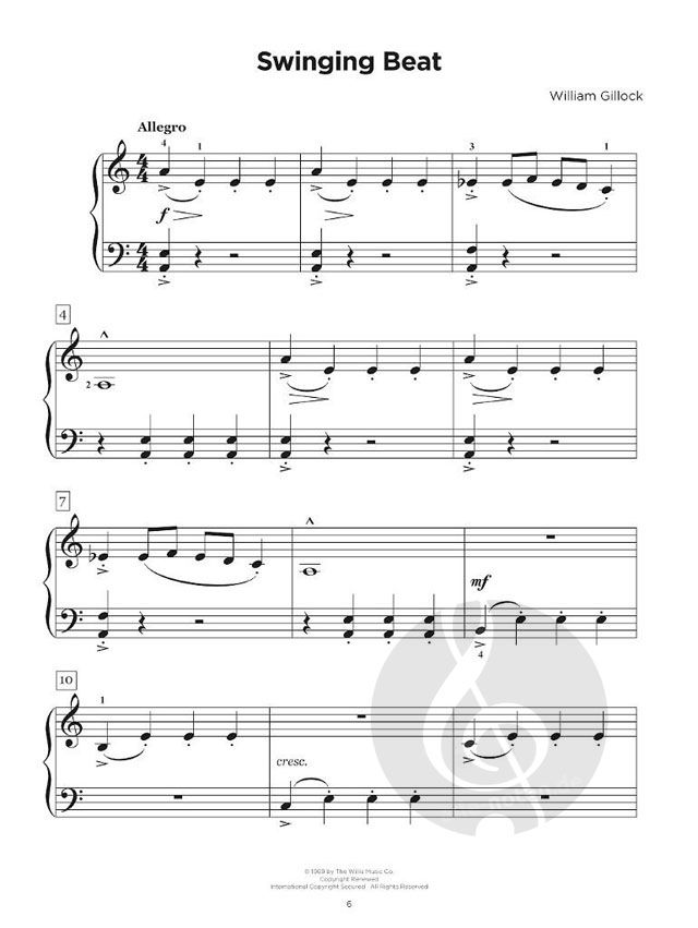 Graded Gillock: Grades 1-2 by William Gillock » Piano Sheet Music