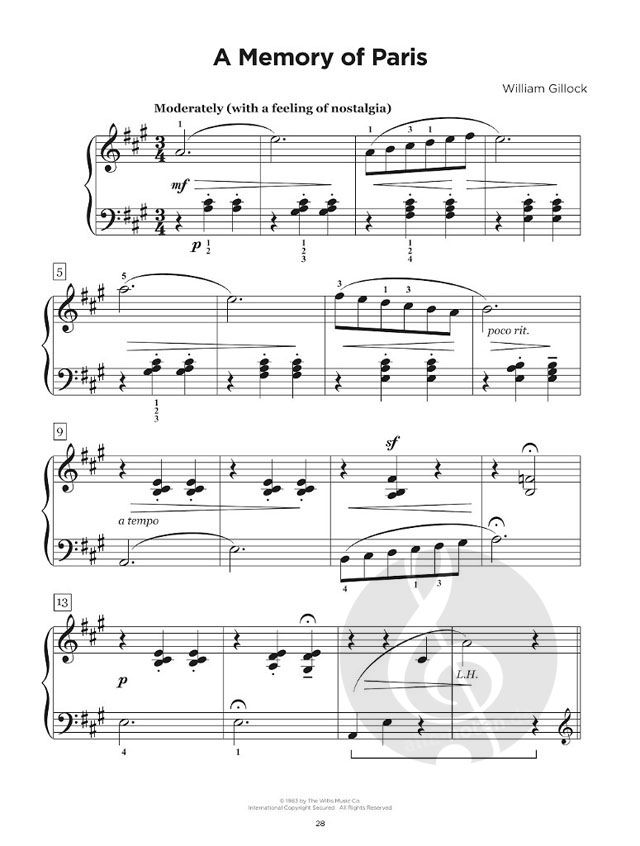 Graded Gillock: Grades 1-2 by William Gillock » Piano Sheet Music