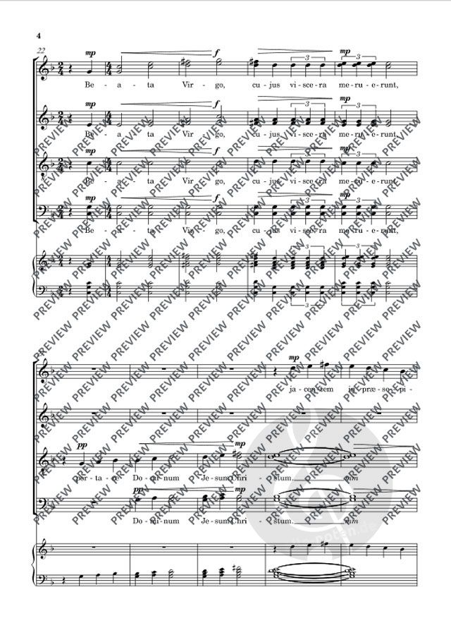 O magnum mysterium by Ben Ponniah » Mixed Choir Sheet Music