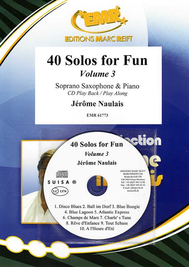40 Solos for Fun Vol. 3 by Jérôme Naulais » Saxophone Sheet Music