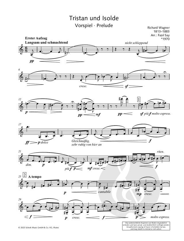 Richard Wagner Sheet Music for Violin » Buy Online