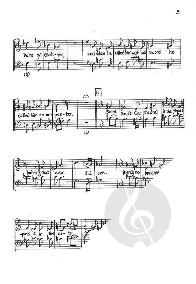 Descriptive Jottings of London (Download) » Sheet Music for Mixed Choir