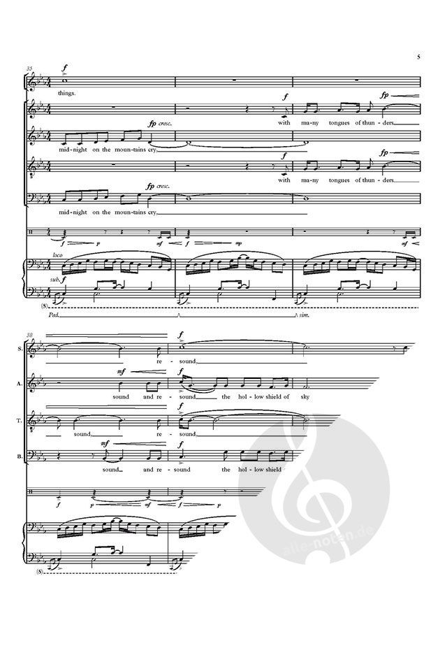 The earth hath voice (Download) » Sheet Music for Mixed Choir