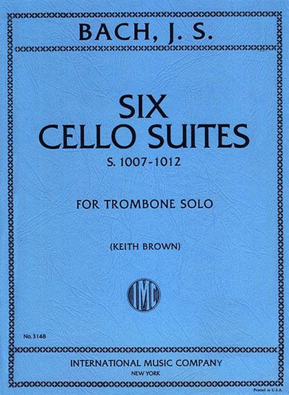 6 Cello Suites by Johann Sebastian Bach » Sheet Music for Trombone