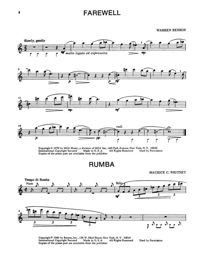 Advanced Alto Sax Solos Vol. 1 » all-sheetmusic.com