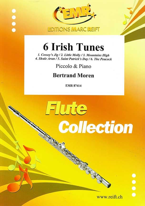 6 Irish Tunes by Bertrand Moren » Sheet Music for Flute