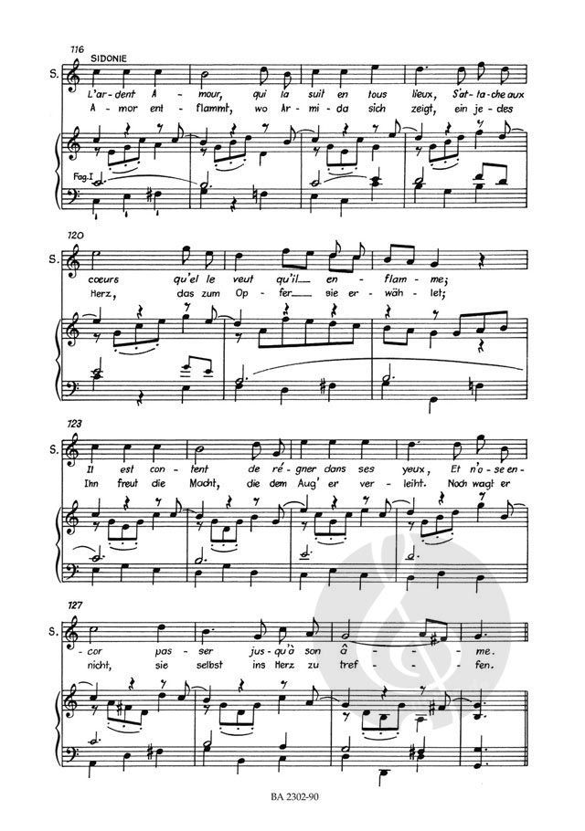 Armide - Armida by Christoph Willibald Gluck » Sheet Music for Mixed ...