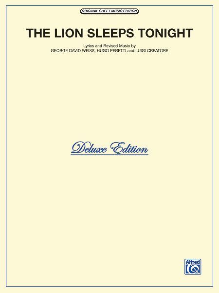 The Lion Sleeps Tonight by Luigi Creatore » Songbooks (Sale)