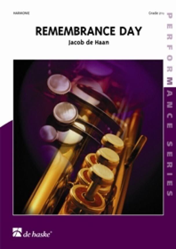 Remembrance Day by Jacob de Haan » Brass Band Sheet Music (Score)