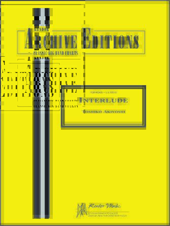 Interlude by Akiyoshi » Jazz Ensemble Sheet Music