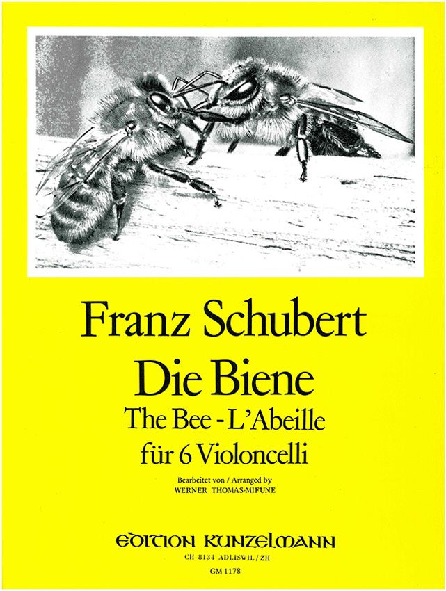 The Bee by Franz Schubert for 6 Cellos » all-sheetmusic.com