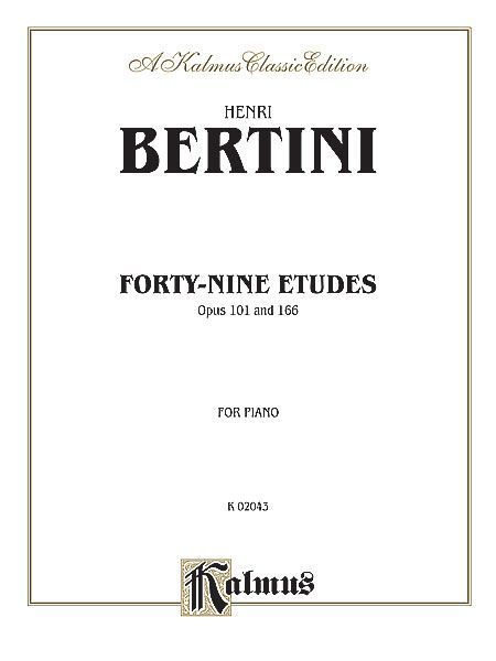 Theme and Variations in E Minor by Henri Bertini (Download) » Sheet ...