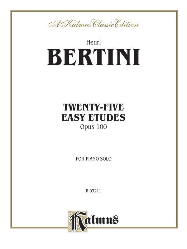 Etude IV by Henri Bertini (Download) » Sheet Music for Piano
