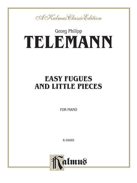 Fugue No. 1 by Georg Philipp Telemann (Download) » Sheet Music for Piano