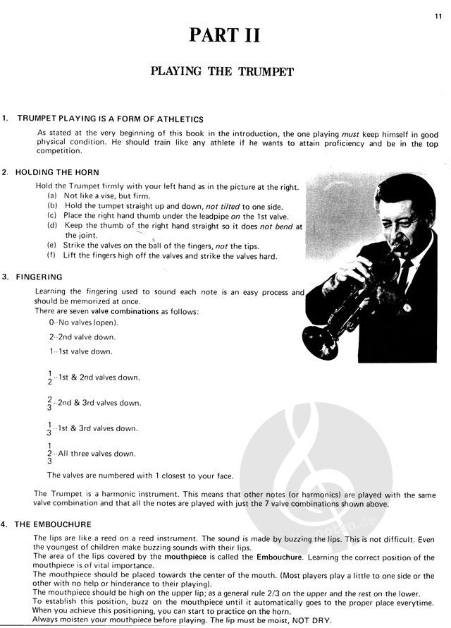 A Physical Approach to Elementary Brass Playing for Trumpet by Claude ...