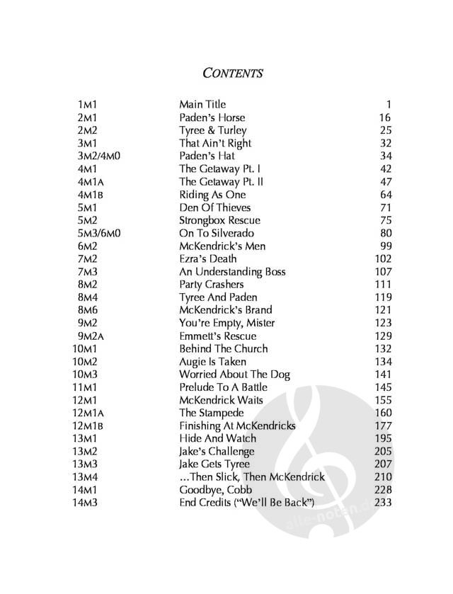 Silverado by Bruce Broughton » Sheet Music for Orchestra