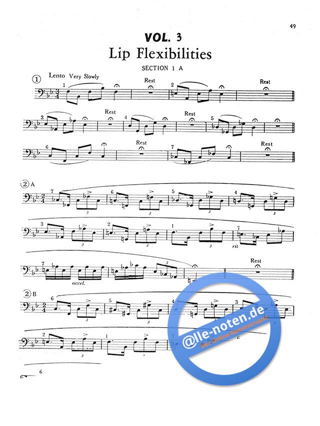 Advanced Lip Flexibilities For Trombone by Charles Colin » Sheet Music ...