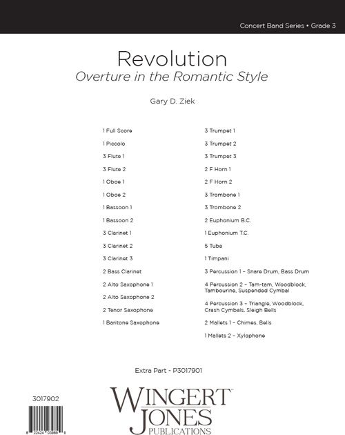 Revolution by Gary D. Ziek » Sheet Music for Concert Band (Score)