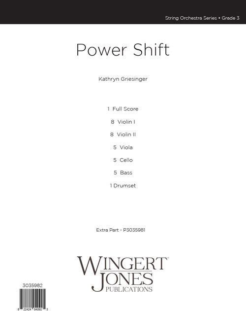 Power Shift by Kathryn Griesinger » Sheet Music for String Orchestra ...
