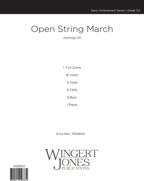 Open String March by Jiyoung Um » Sheet Music for String Orchestra (Score)
