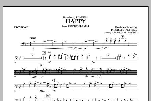 Happy by Pharrell Williams (Download) » Sheet Music for Concert Band (Part)