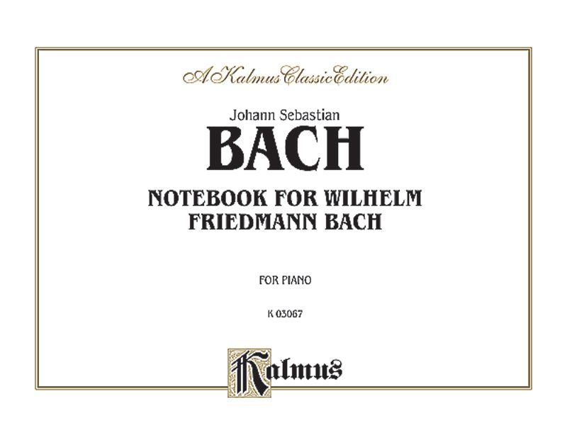 Notebook for Wilhelm Friedemann Bach » Piano Sheet Music