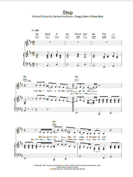 Stop by Jamelia (Download) » Songbooks