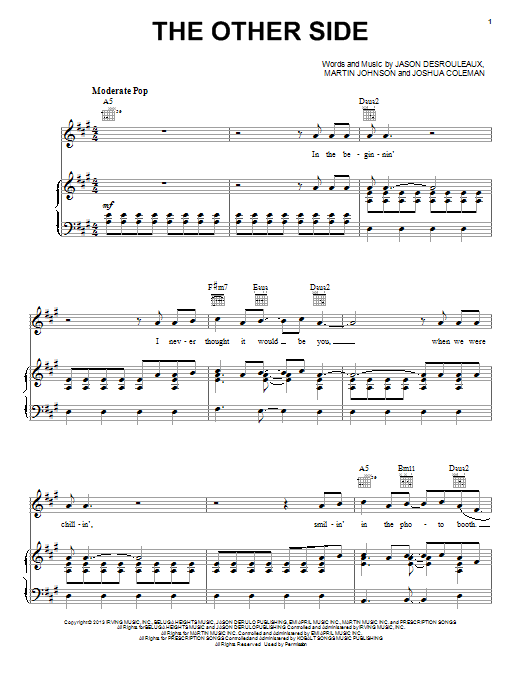 The Other Side by Jason Derulo (Download) » Songbooks