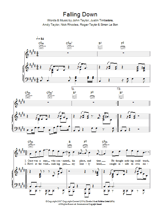 Falling Down by Yiruma (Download) » Songbooks