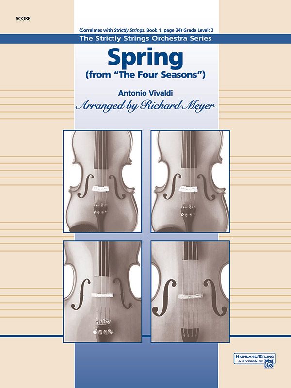 Spring by Antonio Vivaldi » Sheet Music for String Orchestra (Score)