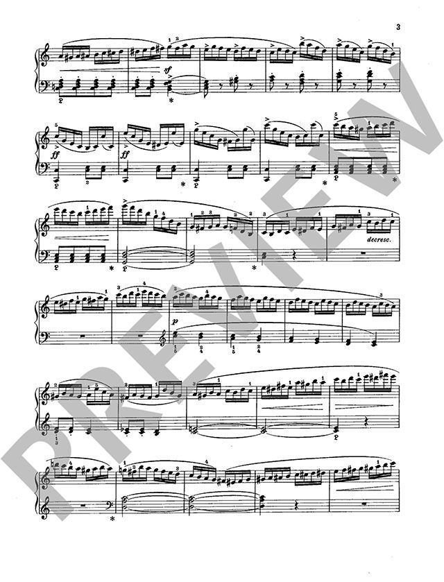 Perpetuum mobile op. 24 by Carl Maria von Weber » Piano Sheet Music
