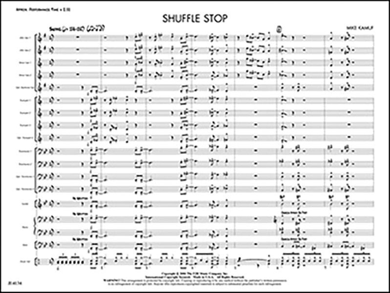 Shuffle Stop by Michael Kamuf (Download) » Sheet Music for Jazz ...