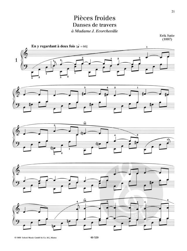 Piano Works Vol. 3 by Erik Satie » all-sheetmusic.com