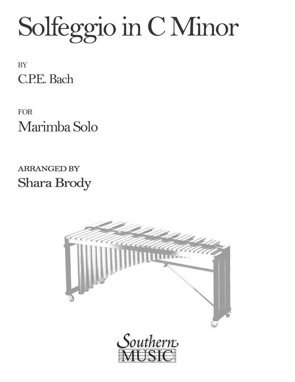 Solfeggio In C Minor by Carl Philipp Emanuel Bach » Sheet Music for Mallets