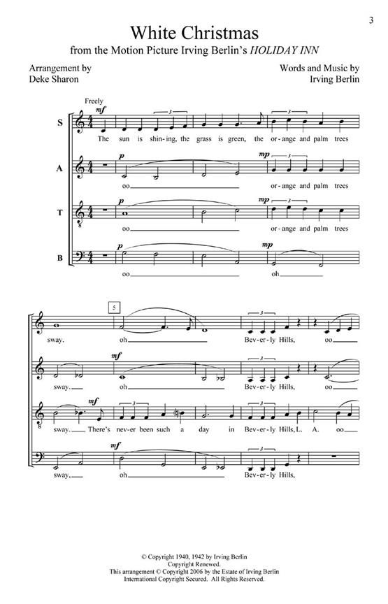 Im Dreaming Of A White Christmas Sheet Music