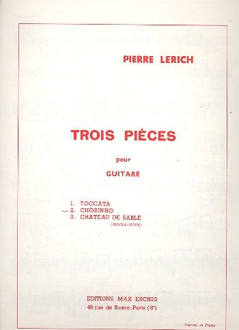 Drei Stücke by Pierre Lerich » Sheet Music for Guitar